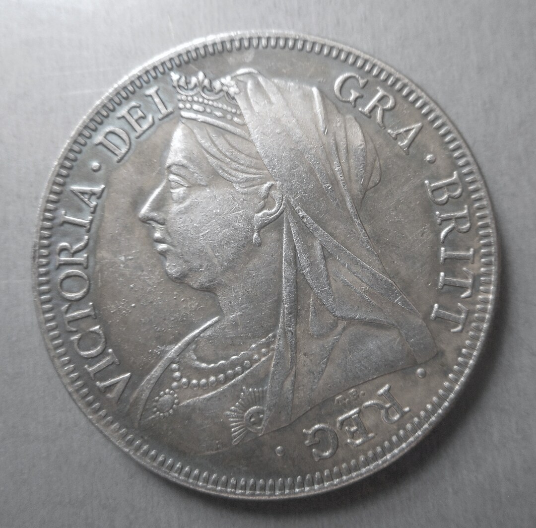 Interesting Old Replica Coin British Queen Victoria 1893 Veiled Head ...