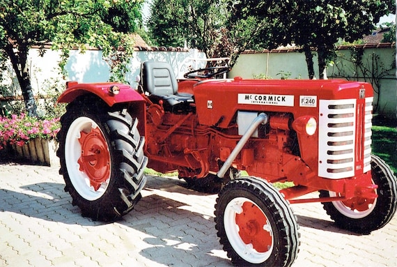 A 1962 McCormick F240 Tractor On Display At The Asparagus, 51% OFF