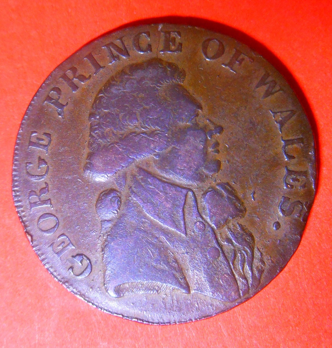 An Original British Georgian Period Halfpenny Token. London & Middlesex ...