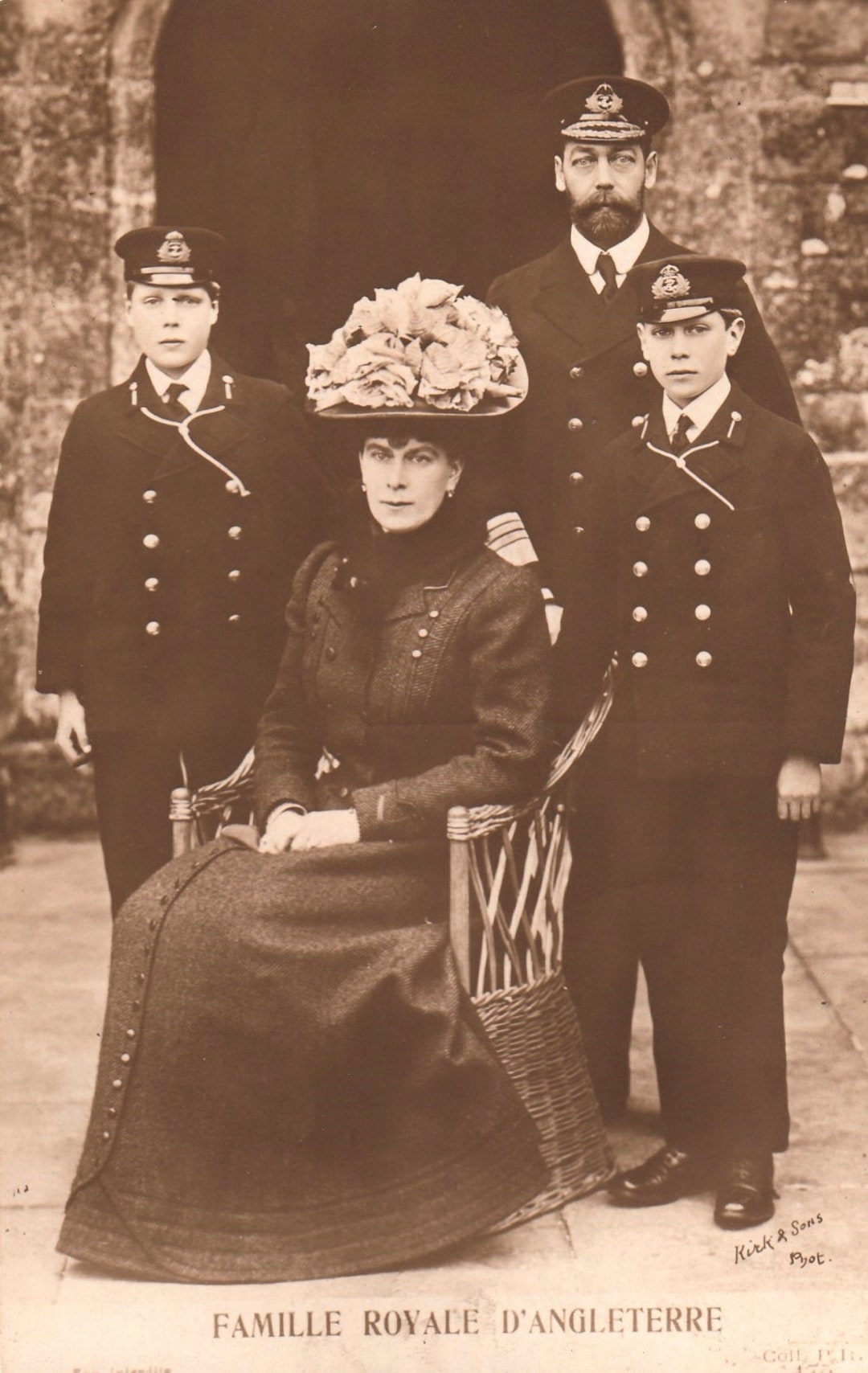 Reproduced British Royalty Sepia Photograph Circa 1910. King George V ...