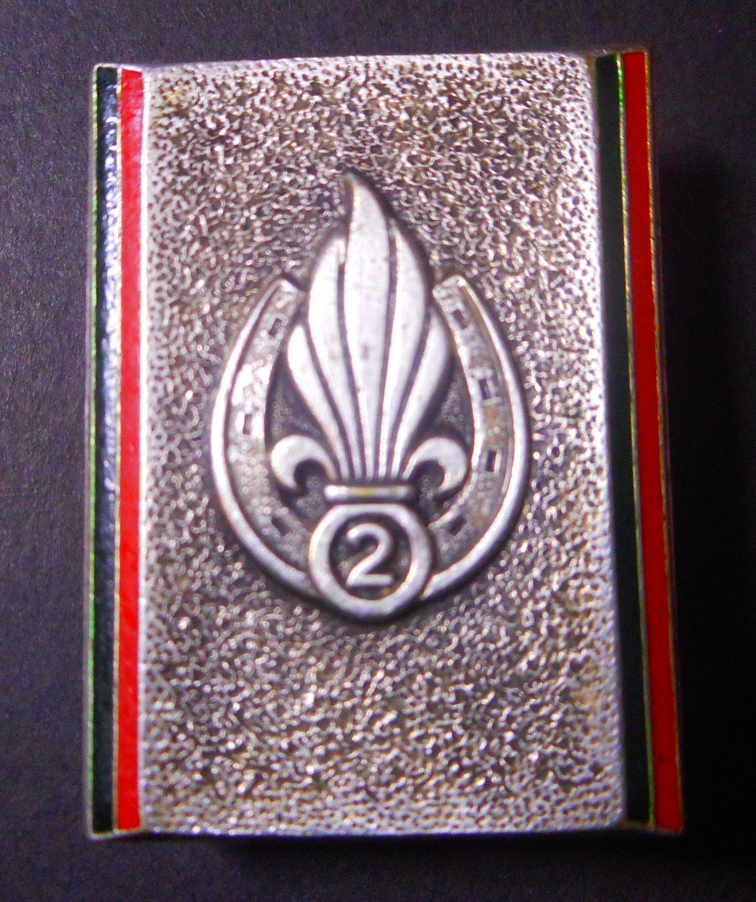 Original French Foreign Legion Badge. 2nd Regiment of Infantry. (plain ...