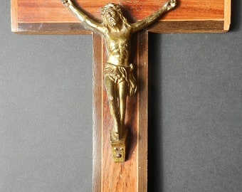 Wood Inri Crucifix | Etsy