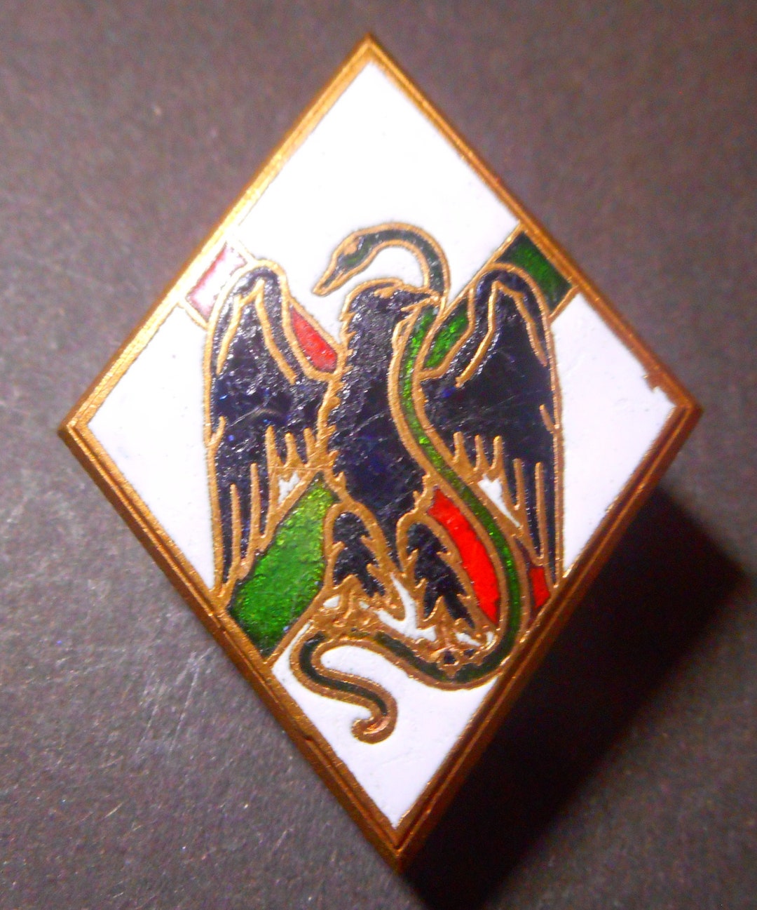 Original French Foreign Legion Badge. 1st Regiment of Infantry. eagle ...