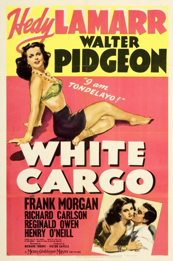 Reproduced A4 Size Cinema Poster of the 1942 Film white | Etsy