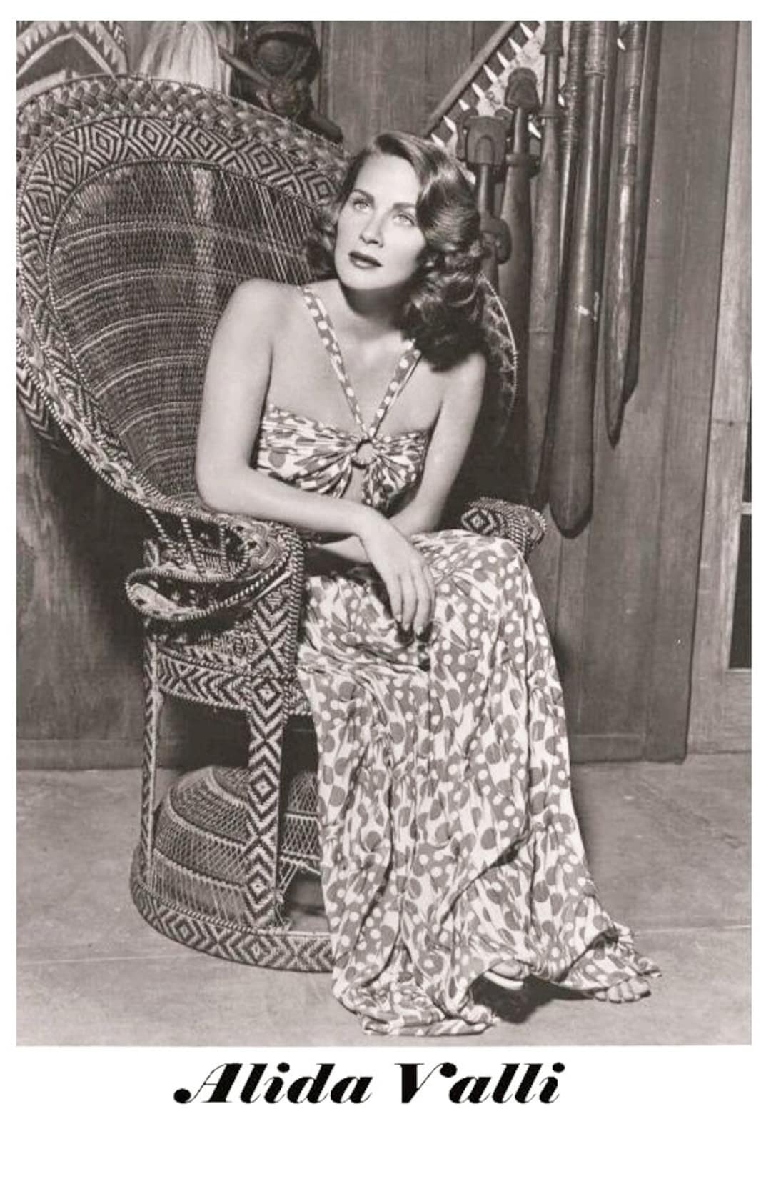 Reproduced Publicity Photograph of Beautiful Italian Born International ...