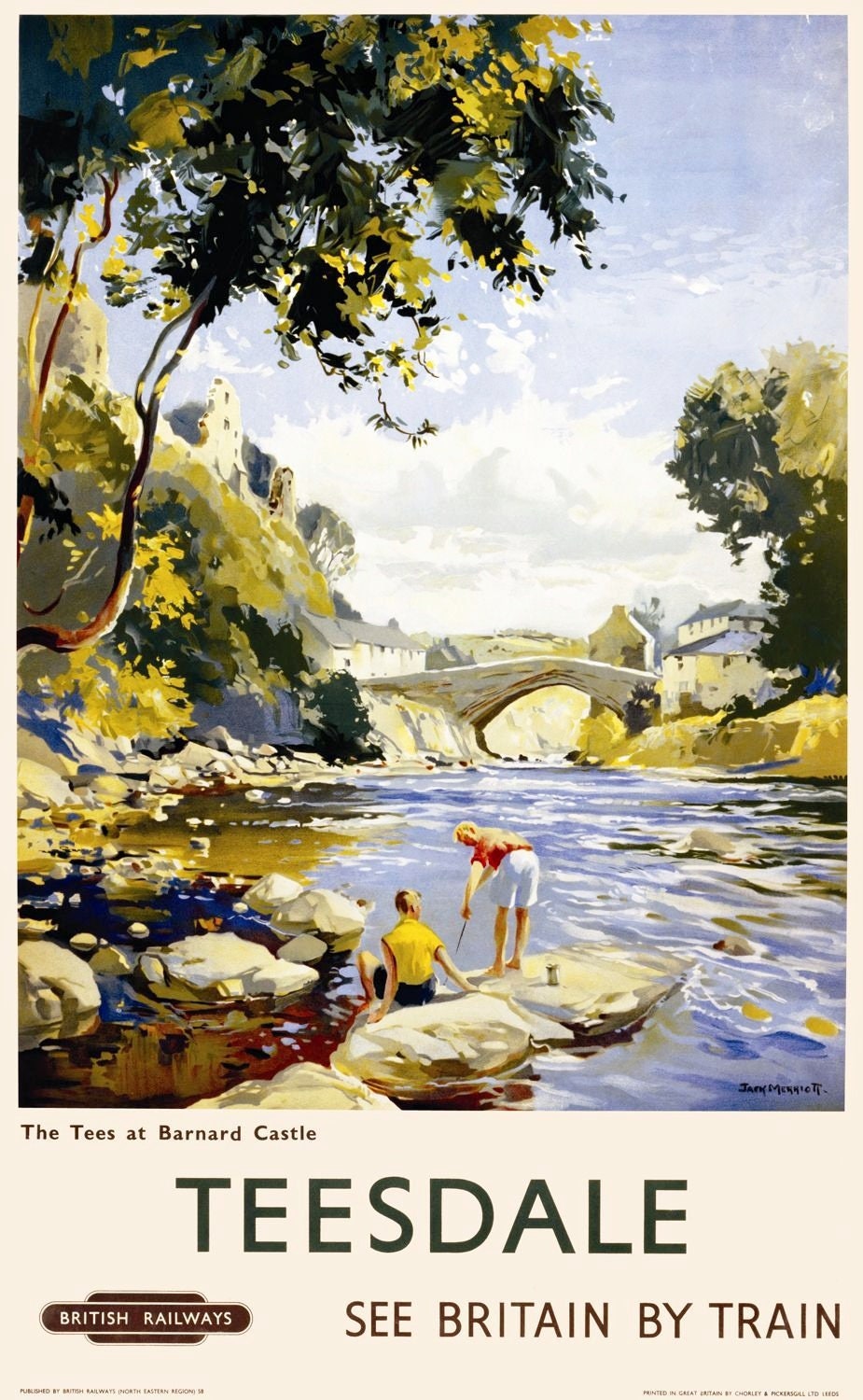 Reproduced Vintage British Railways Tourist Poster Print of - Etsy
