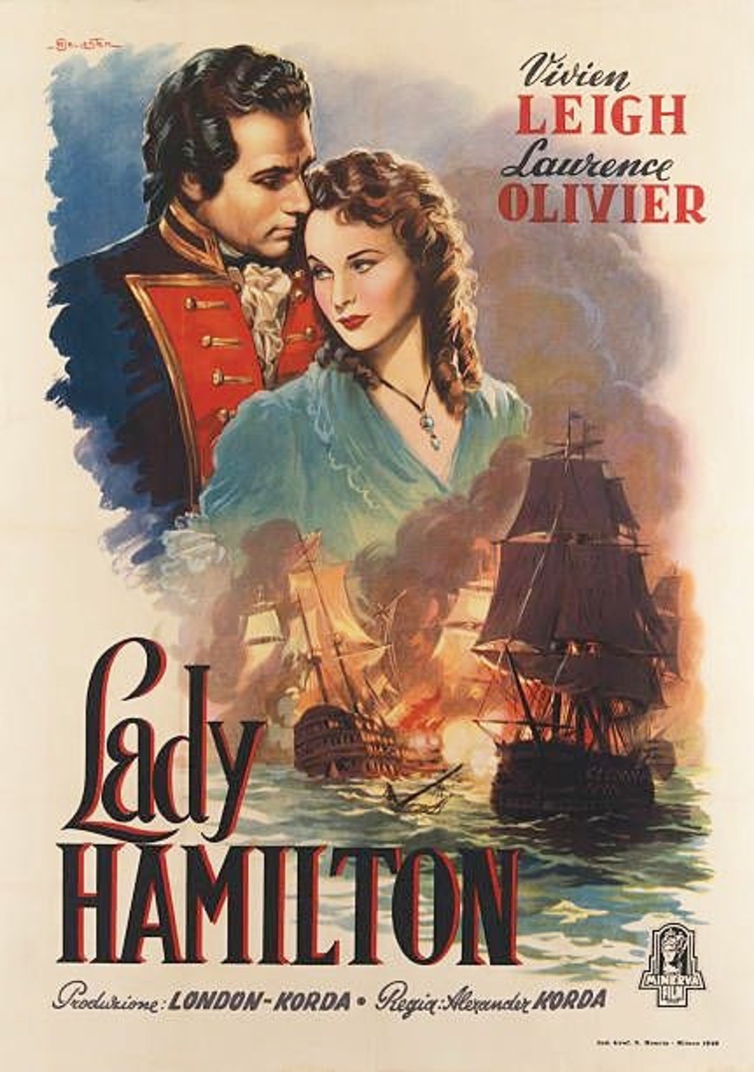 Copy of 1941 Italian Film Poster. Historical Romantic Drama lady ...