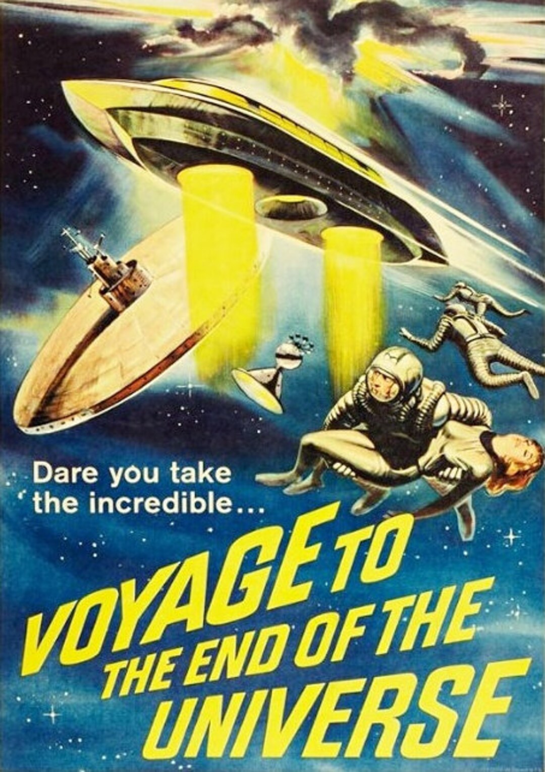 Reproduced A4 Size Cinema Poster of the 1963 Film, voyage to the End of ...