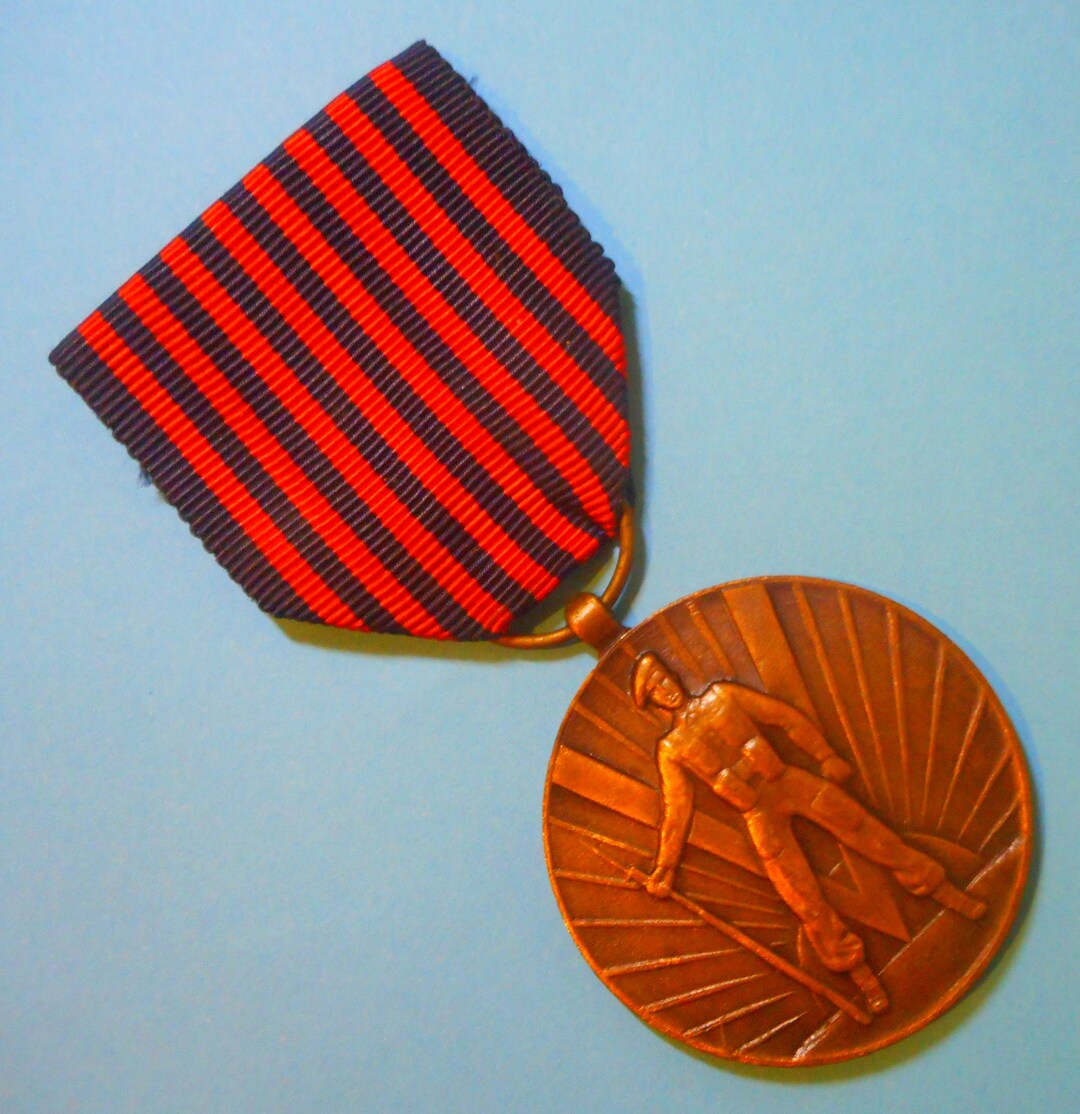 Original WW2 Belgium Military Medal - the 1940 - 1945 Volunteers Combat ...