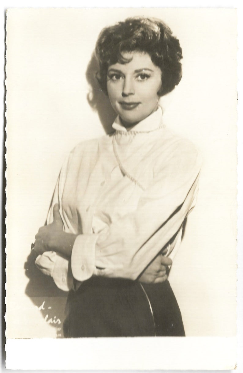 1950s Period Postcard Black & White Photograph of French Film - Etsy
