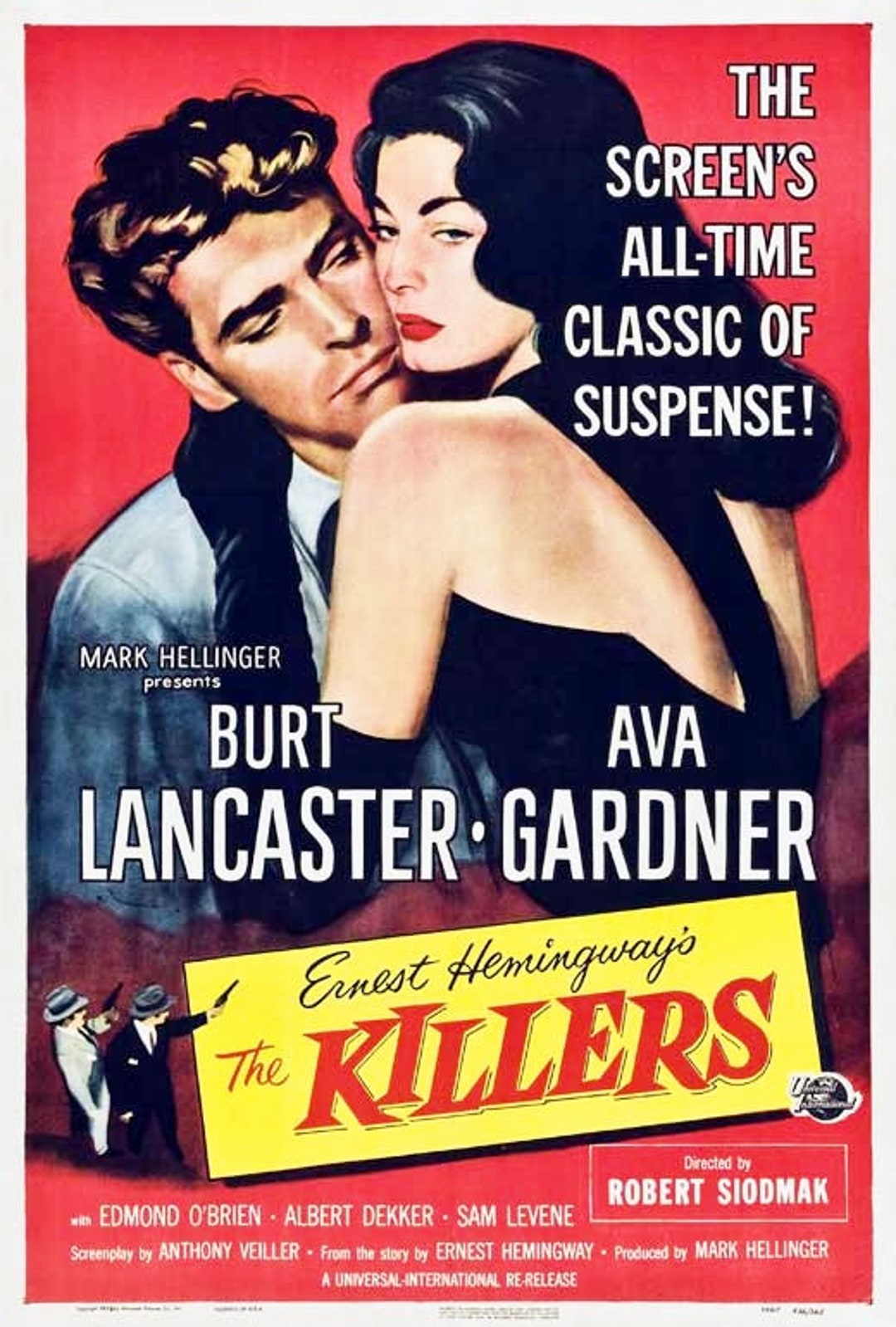 Reproduced A4 Size Cinema Poster of the 1946 Film, the Killers ...