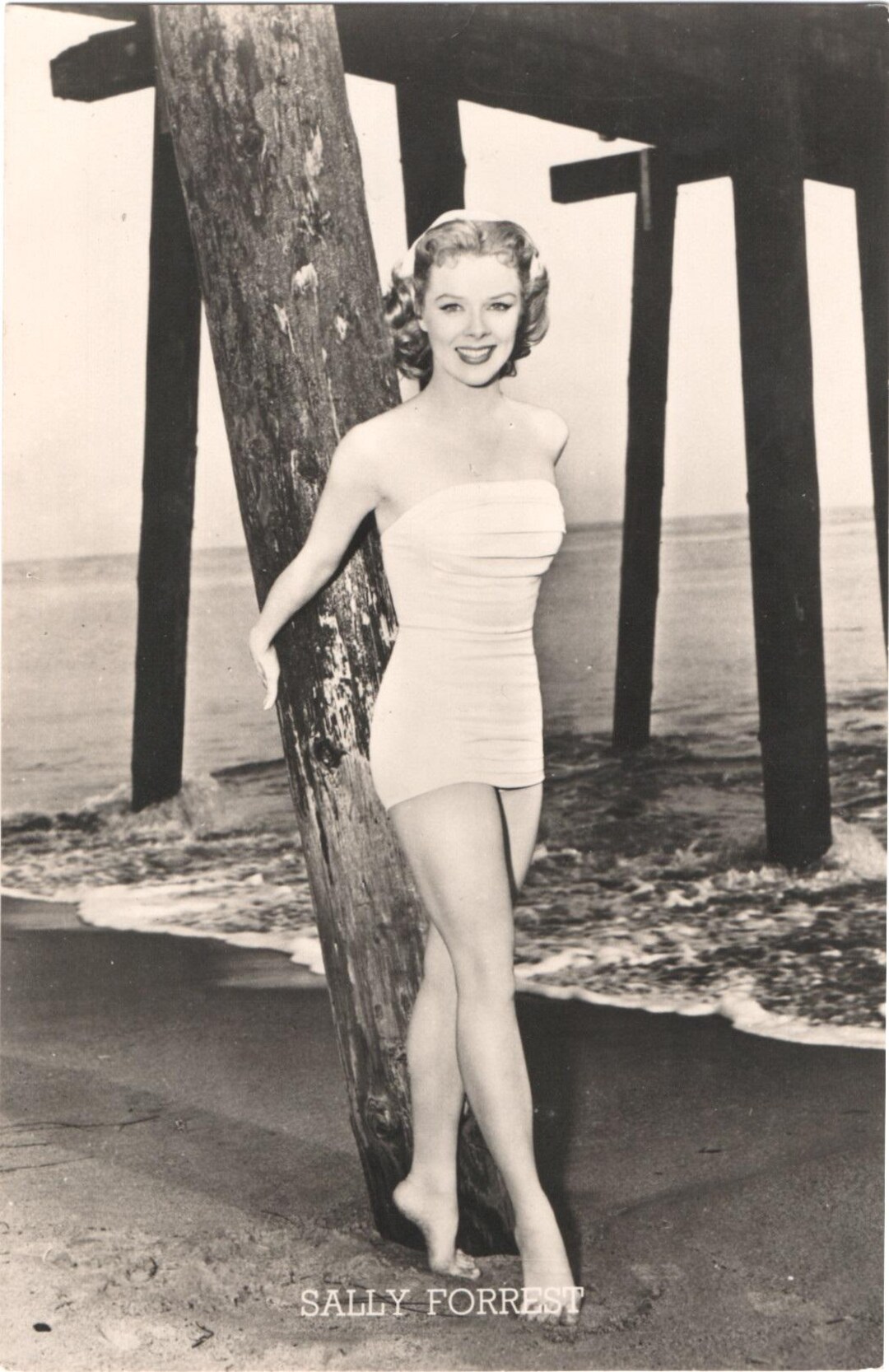 An Original 1940s Period Black and White Photo Postcard of American Film Star & Actress, Sally ...