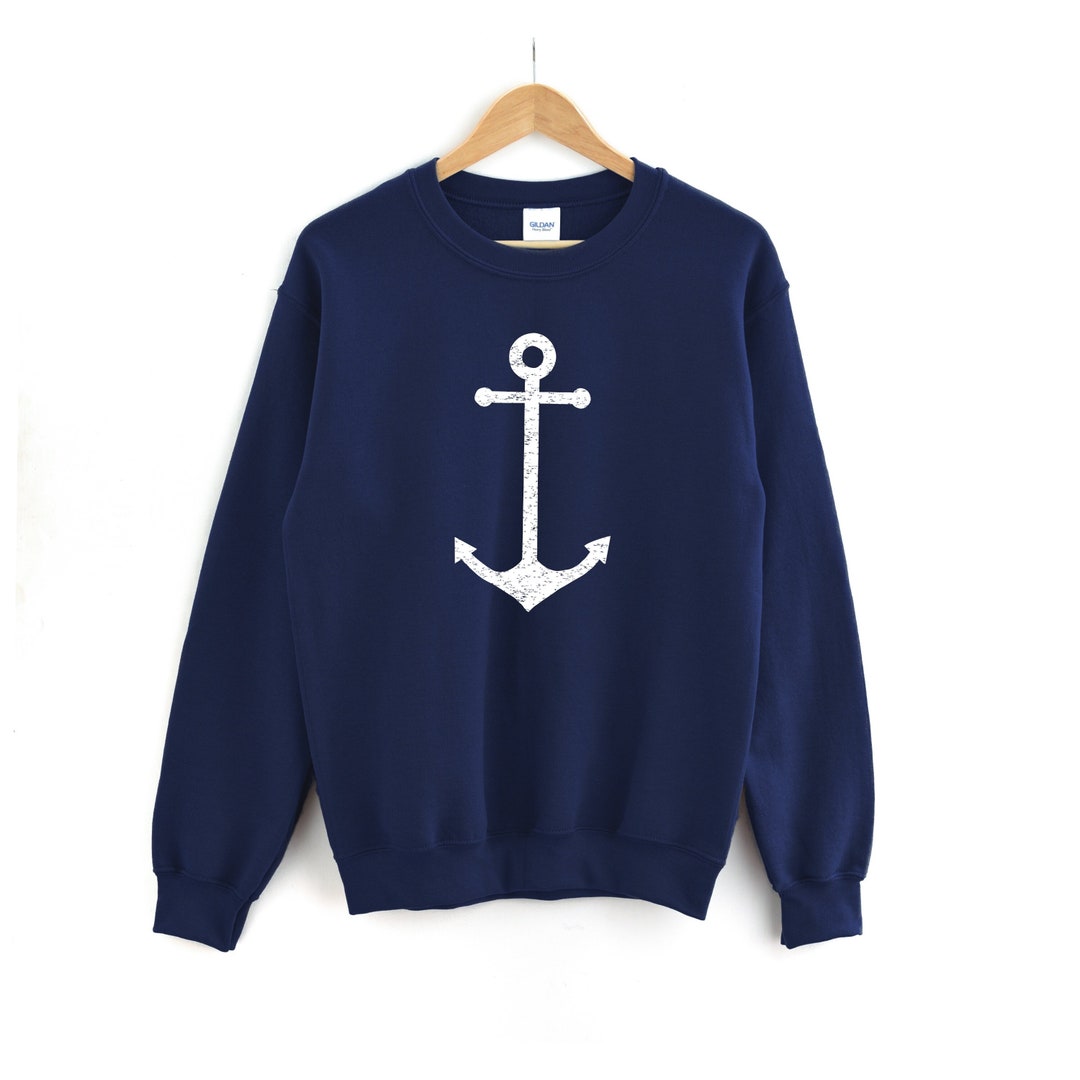 Anchor Sweatshirt | Anchor Shirt - Nautical Shirt - Anchor Beach ...