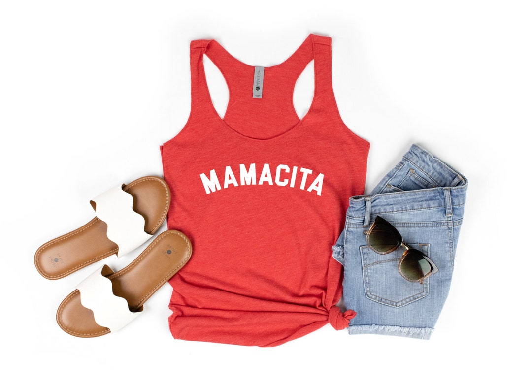 Mamacita Tank Blessed Mama Tank Mother's Day Tank Funny Mom Tank Mom ...