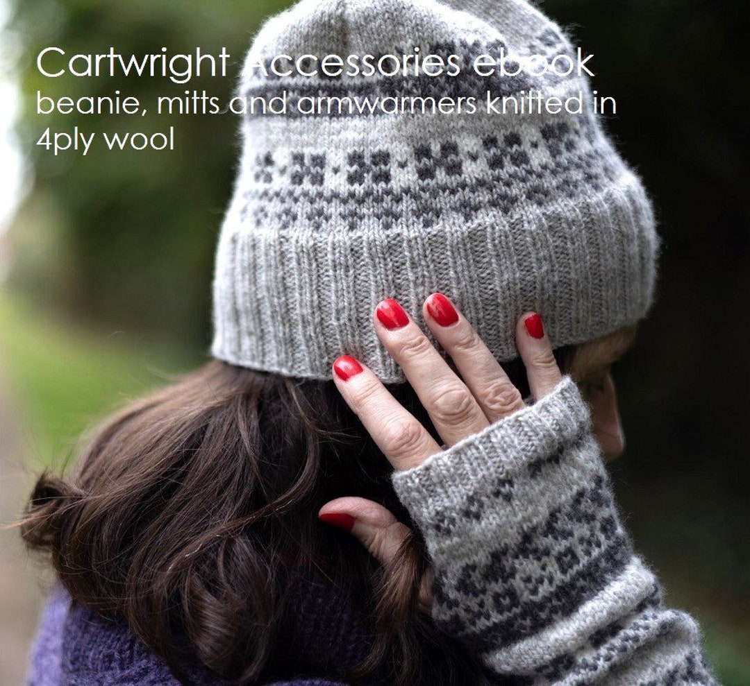 Knitting Pattern PDF for - Cartwright Accessories - 4ply Fair-isle ...