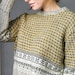 Knitting Pattern for - Cartwright Handknitted Sweater in Check and Fair ...