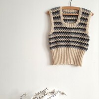 Knitting Pattern for Cartwright Handknitted Sweater in Check and Fair ...