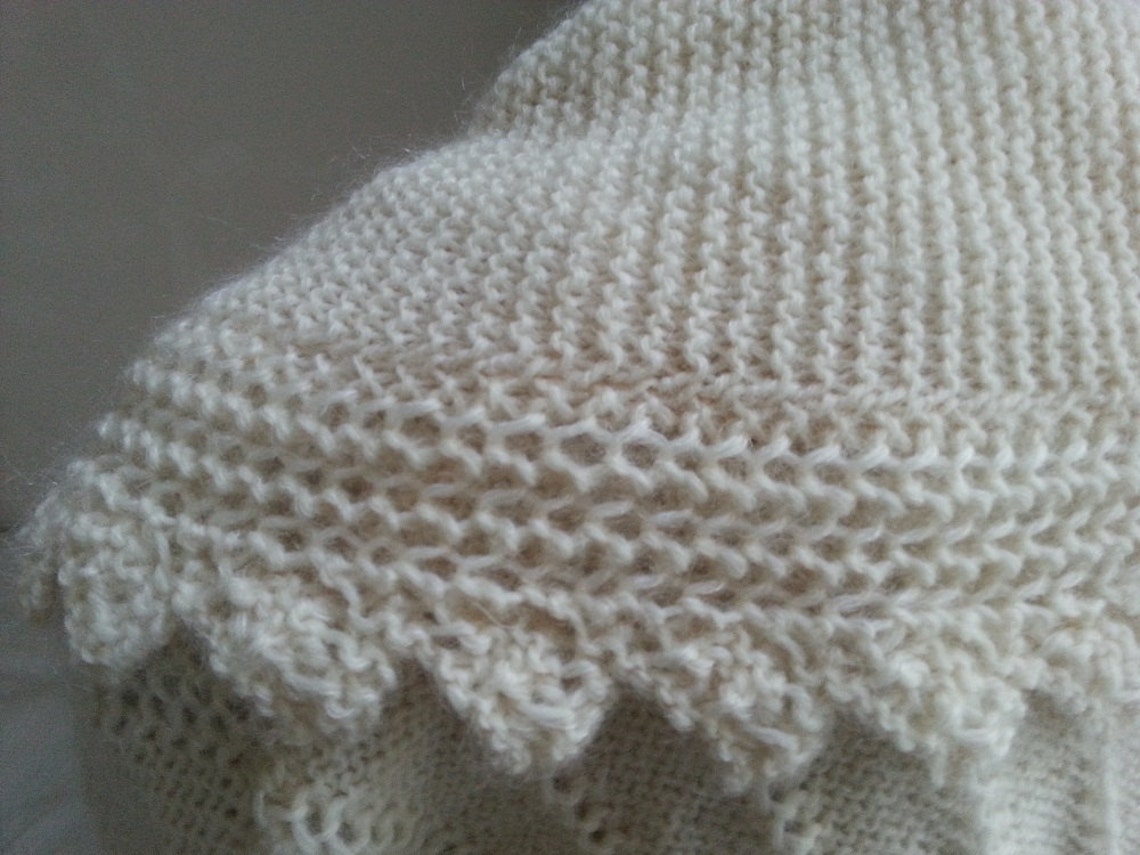 Knitting Pattern for - Bedjacket, a Cosy and Elegant Knitted Jacket ...