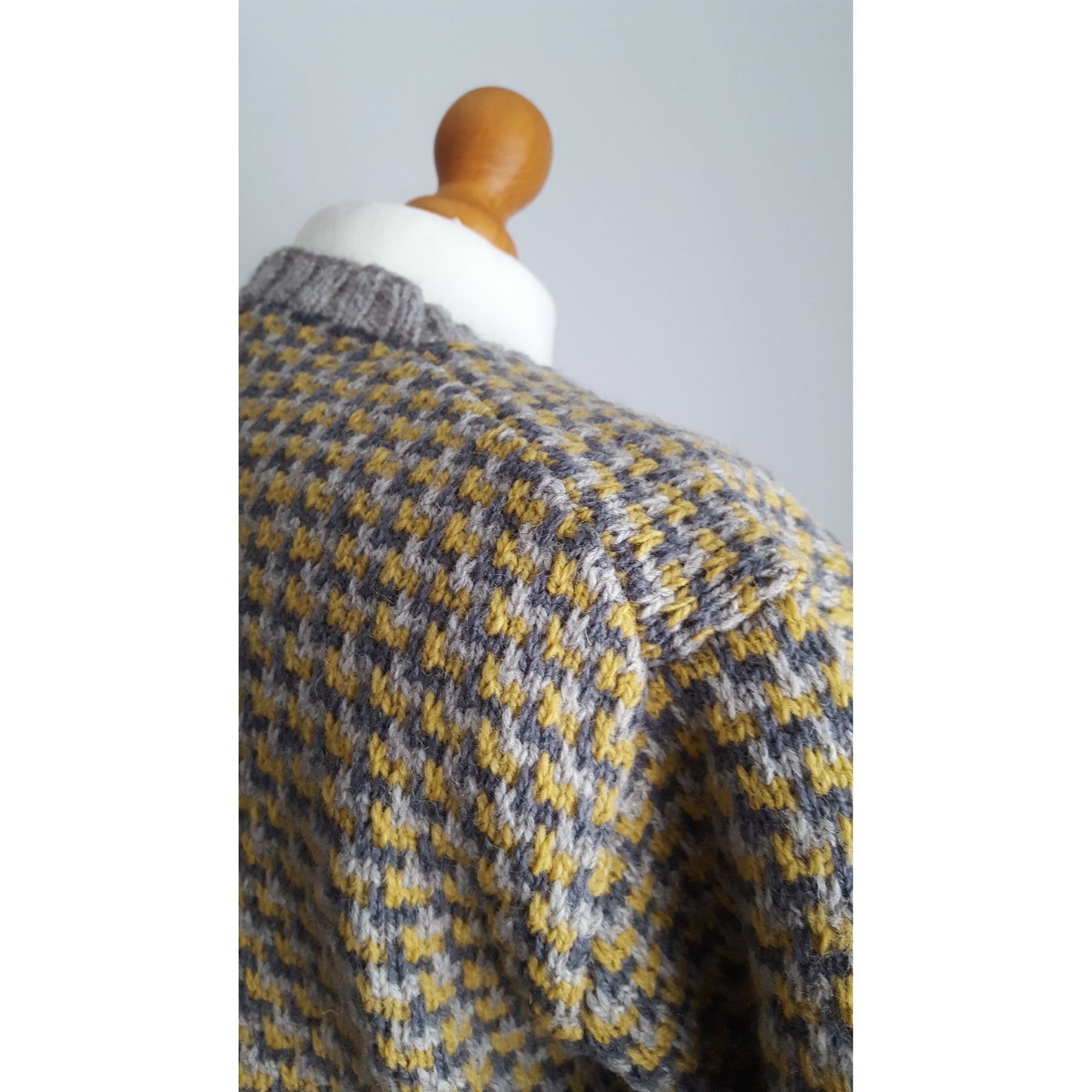 Knitting Pattern for - Cartwright Handknitted Sweater in Check and Fair ...