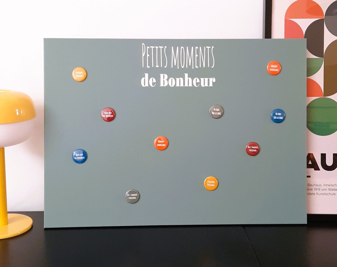 Magnetic Photo Collage 70x50 Celadon Green and White Little Moments of ...