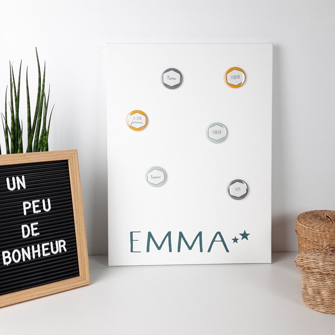 Magnetic Photo Collage 30x40 Beige and Emerald Green - Etsy