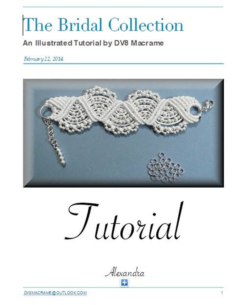 Macrame Bridal Wave Bracelet Tutorial. Easy to Follow Instructions. - Etsy