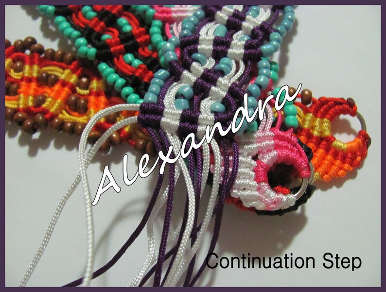 Micro Macrame Basic Wave Bracelet Tutorial. Easy to Follow Instructions. - Etsy