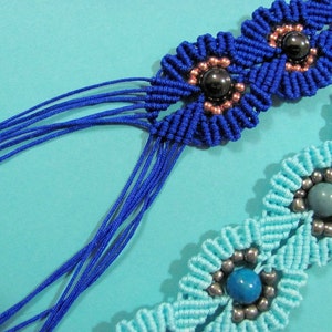 Micro Macrame Tutorial Beaded Circle Bracelet. Easy to Follow ...