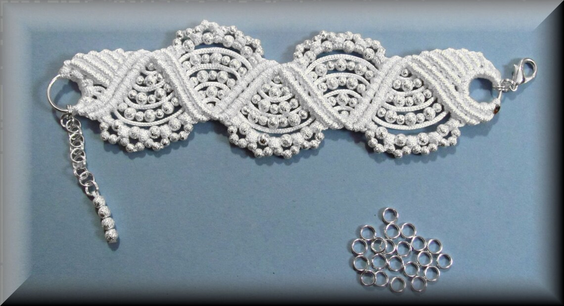 Macrame Bridal Wave Bracelet Tutorial. Easy to Follow Instructions. - Etsy