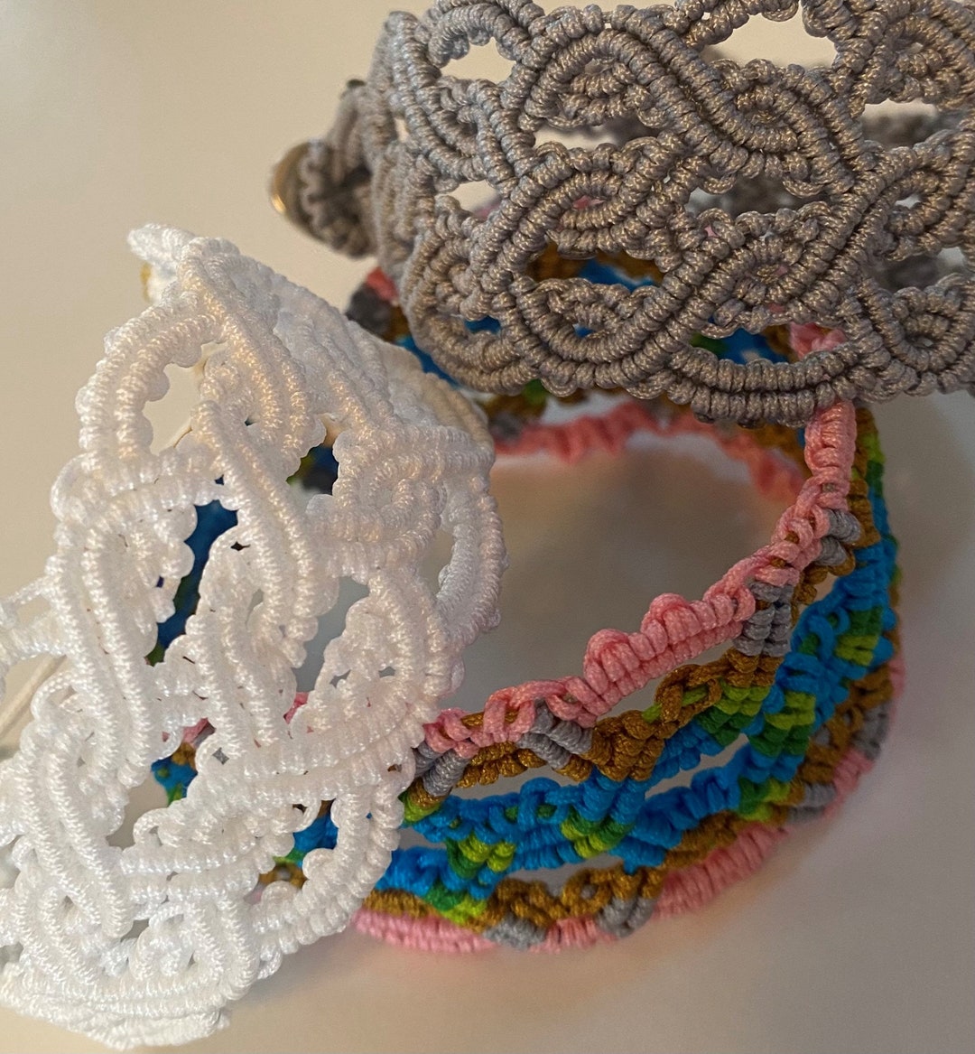 Celtic Style Macrame Bracelet Tutorial - Etsy