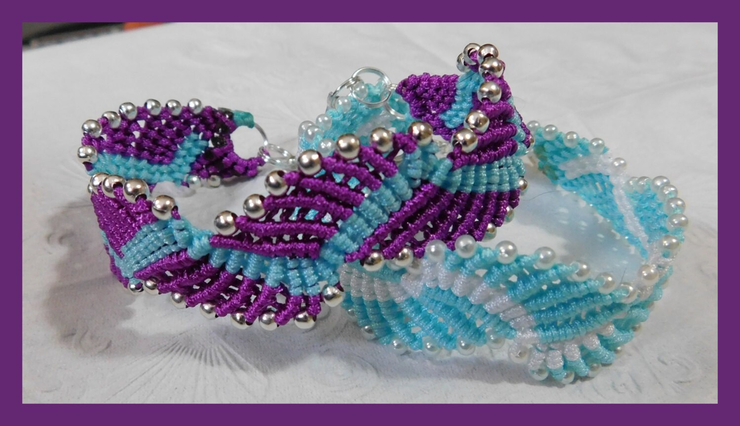 Micro Macrame Tutorial Spiral Bracelet. Easy to Follow Instructions ...