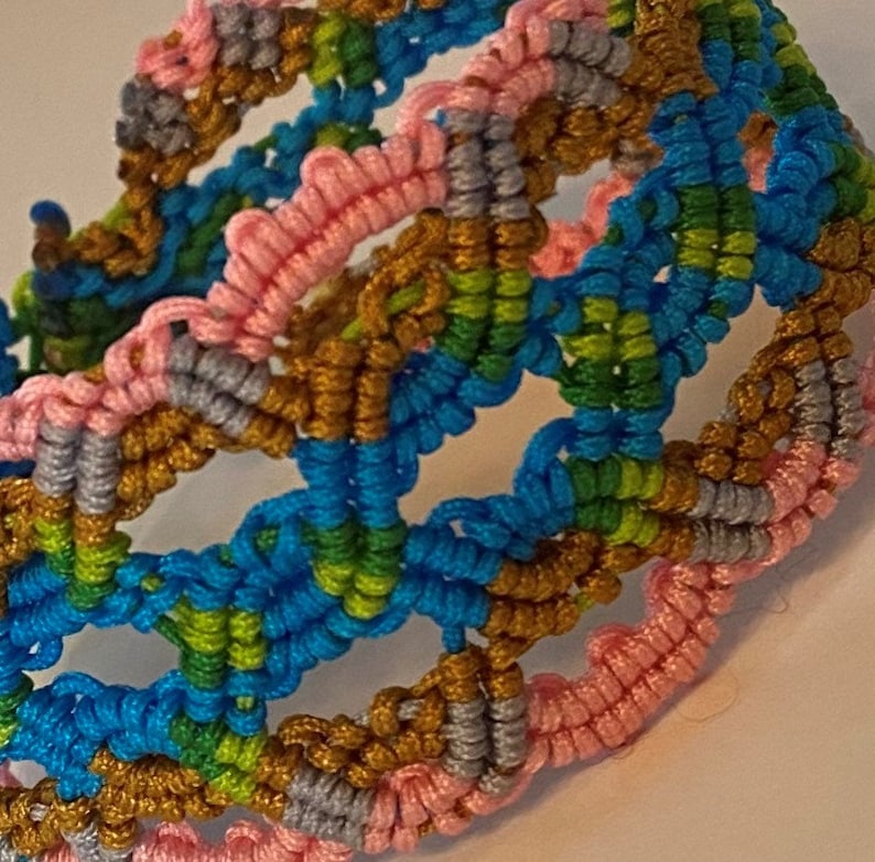 Celtic Style Macrame Bracelet Tutorial - Etsy