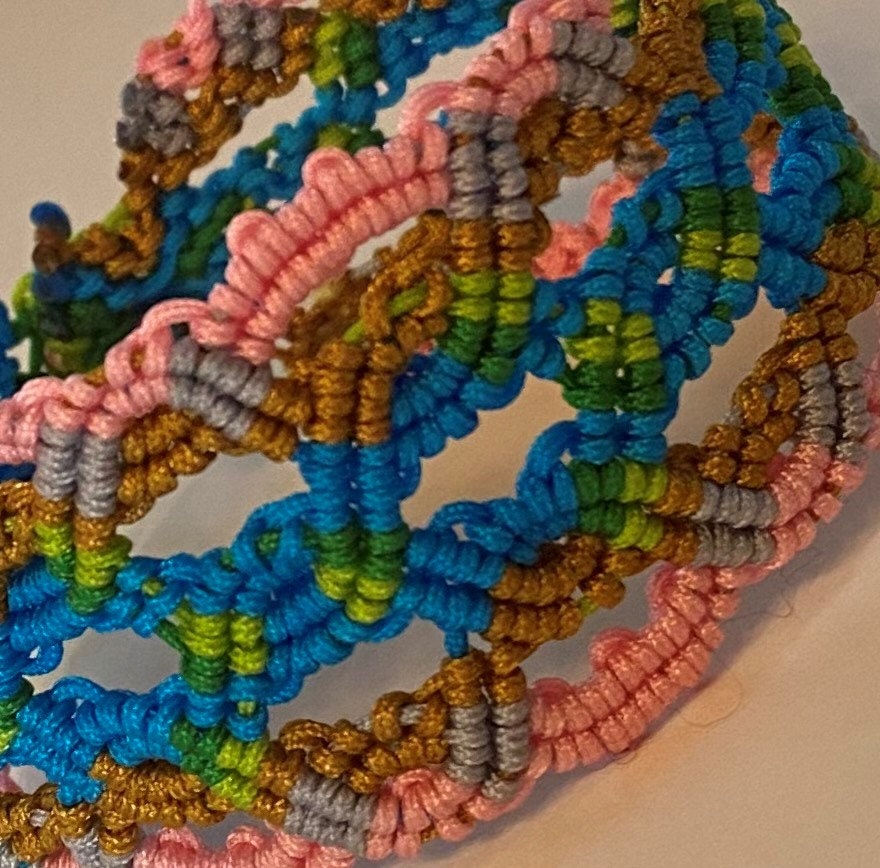 Celtic Style Macrame Bracelet Tutorial - Etsy