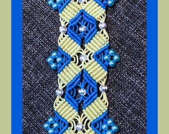 Micro Macrame Tutorial Spiral Bracelet. Easy to Follow - Etsy