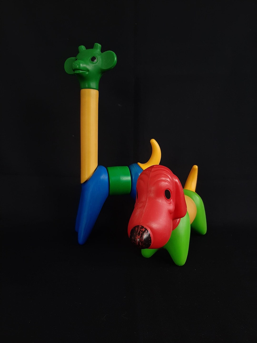 Vintage Tupperware Toys, Giraffe and Dog, 60s Toys - Etsy