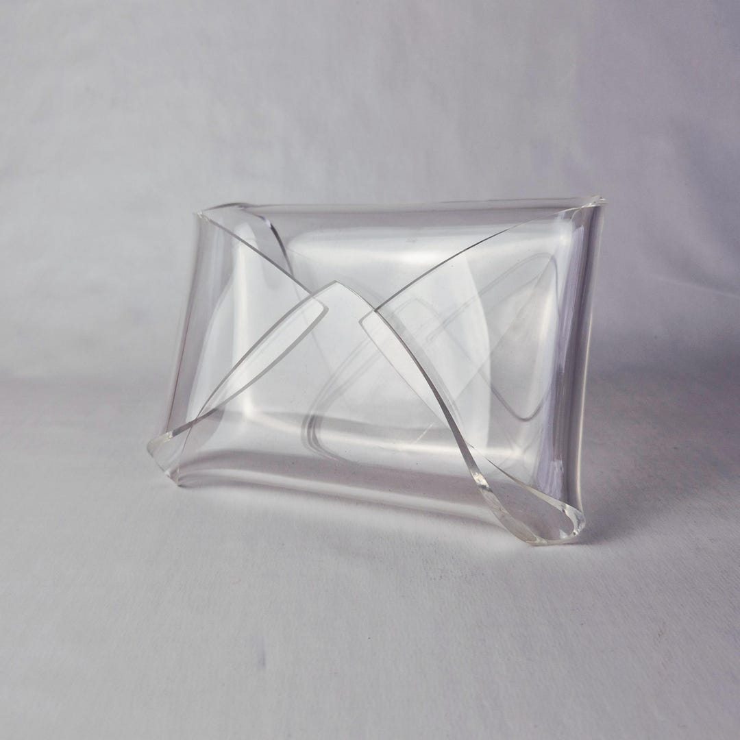 Vintage Tecta Design Lucite Letter Holder | Transparent Acrylic Design ...
