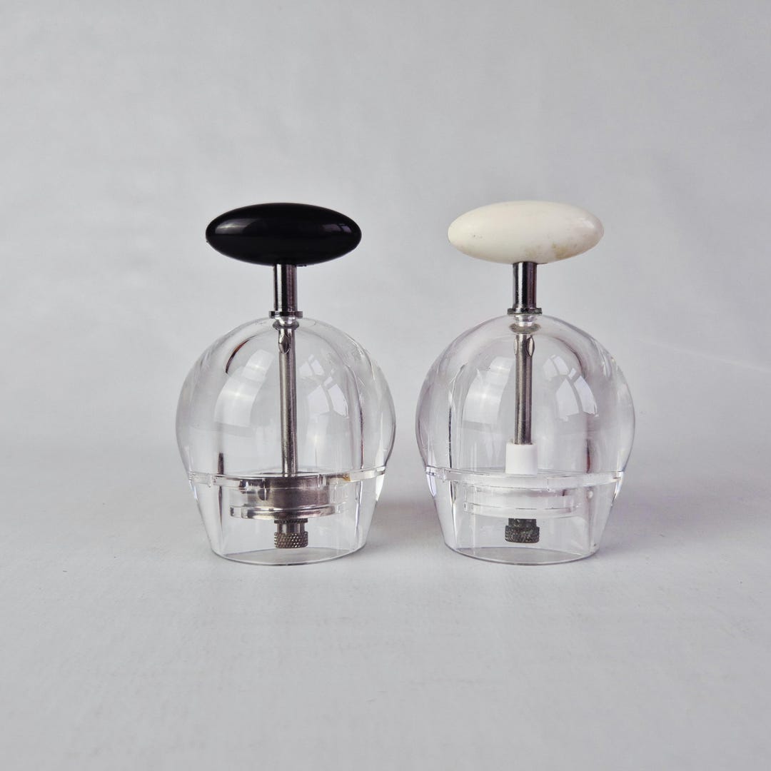 Vintage Bodum Salt and Pepper Set | Transparent Acrylic Design ...