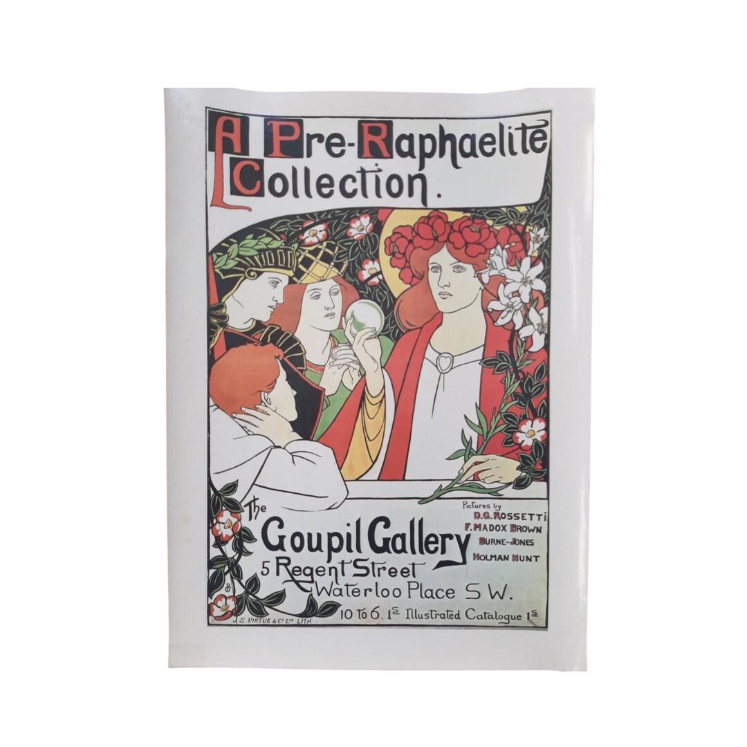 A Pre-raphaelite Collection Vintage Reproduction | the Goupil Gallery ...