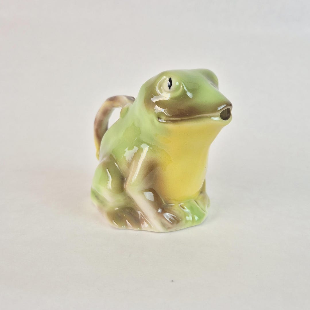 Tony Wood Studio Milk Jug Frog | Frog Cream | Milk Jug - Etsy