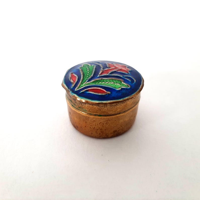Vintage/antique Pill Boxes Cloissonné | Victorian Style Pill Boxes ...