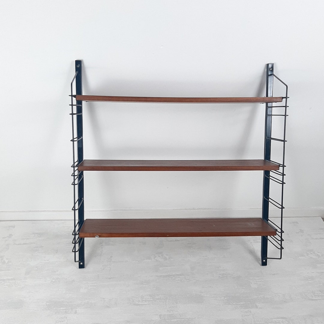 Vintage Wall Shelf, Bookcase in Tomado Style - Etsy UK