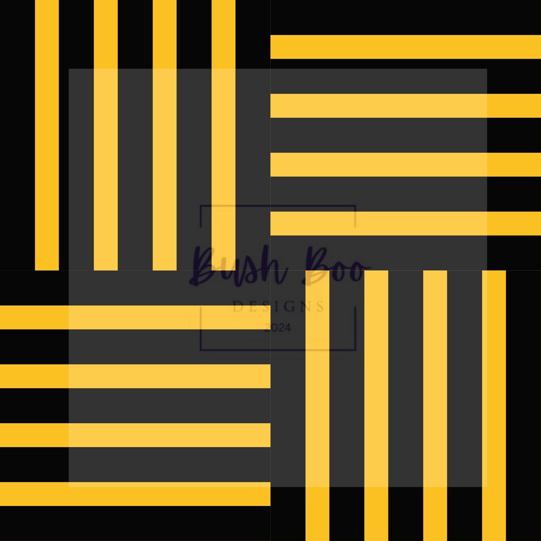 Bumble Bee Stripes Seamless Pattern Bee Sublimation Garden Insect ...