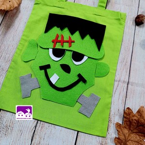 Halloween PDF Pattern for a Frankenstein Face Decoration,craft Project ...