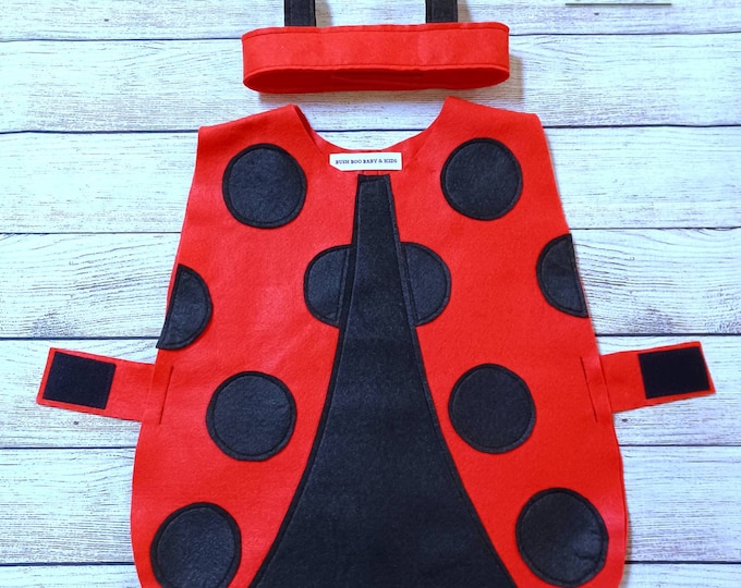 Kids Ladybird Costume Ladybug Outfit Ladybug Headband Ladybird Costume ...