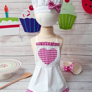 Cakesmash Baby Chef Pink Outfit Baby Baker Baby Cook Photo Prop Costume ...