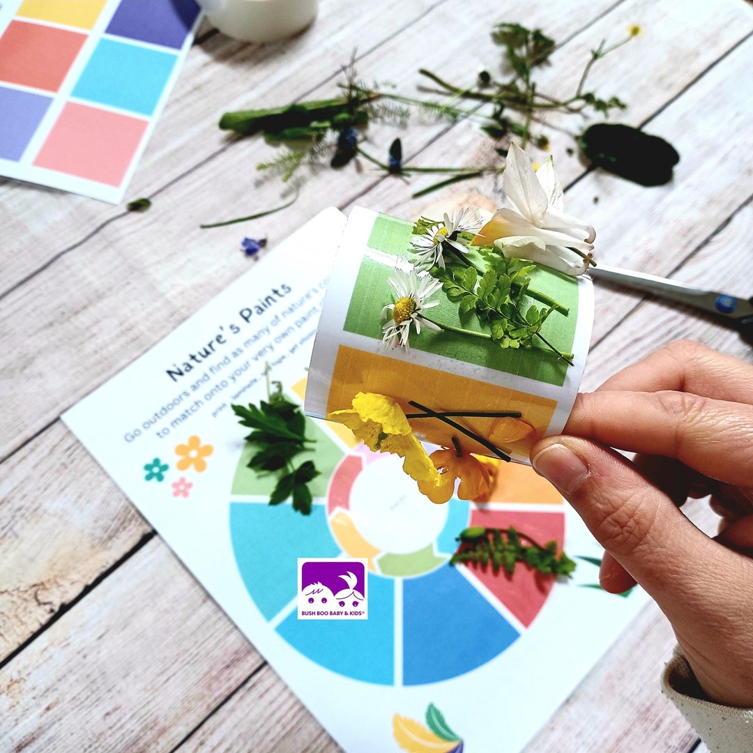 Nature Band Children's Nature Color Chart Set Kids Picnic Forager ...