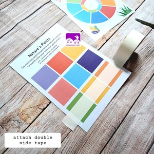 Nature Band Children's Nature Color Chart Set Kids Picnic Forager ...