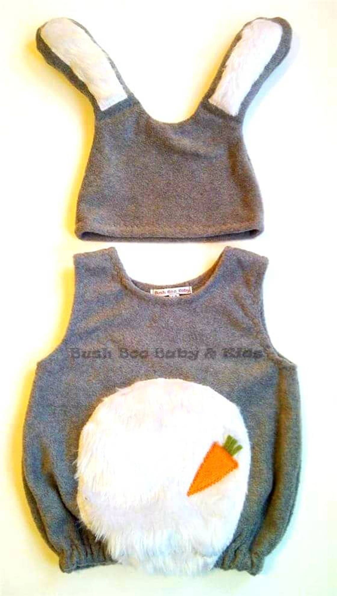 Easter Bunny Rabbit Costume Easter Baby Bunny Costume Grey - Etsy