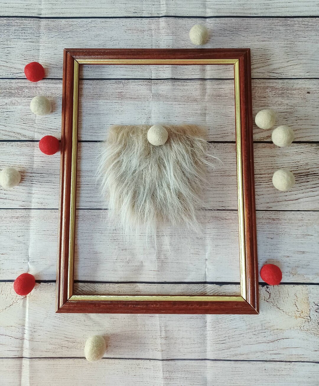Pre-cut Gnome Beard,faux Fur Beard Hair Handmade Gnome Gonk Beard Craft ...