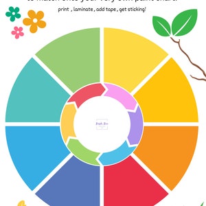 Nature Band Children's Nature Color Chart Set Kids Picnic Forager ...